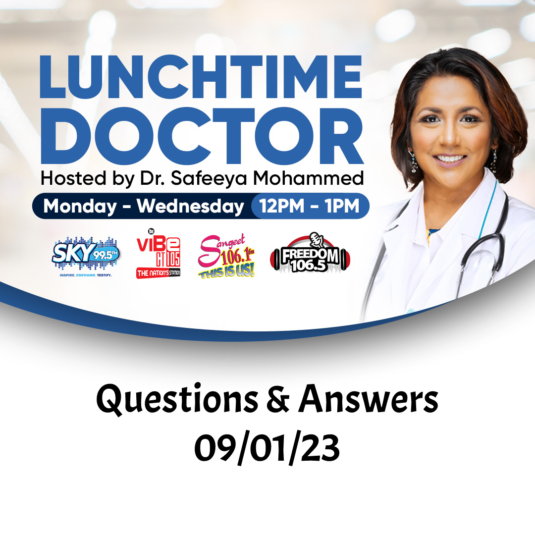 Lunchtime Doctor – 09/01/23 - Freedom 106.5 FM